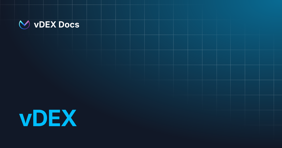 vDEX | vDEX Docs